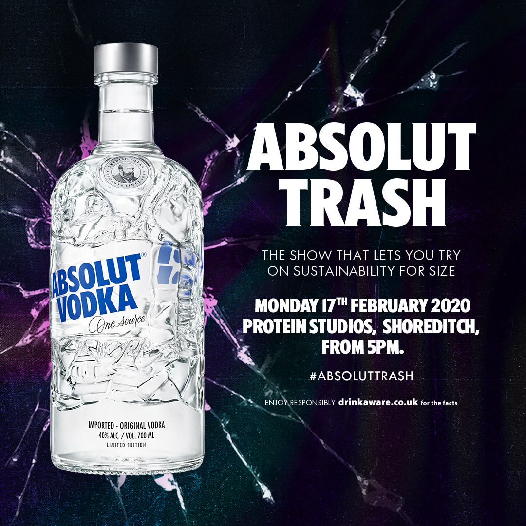 Absolute Vodka Zero Waste Fashion Show - Valentina Karellas